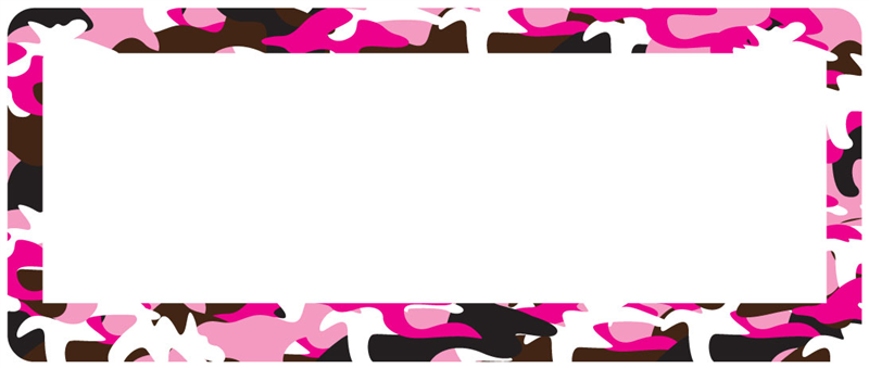 Personalise Your Own Frame Number Plate Frames & Covers