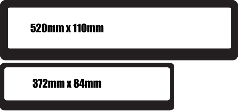 Number Plate Frames for Cars & Bikes - Australian Made Number Plate ...